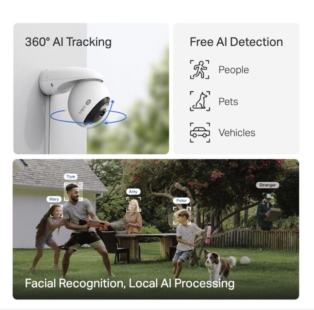TP-Link Tapo Outdoor 4K Security Camera, Furniture & Home Living ...