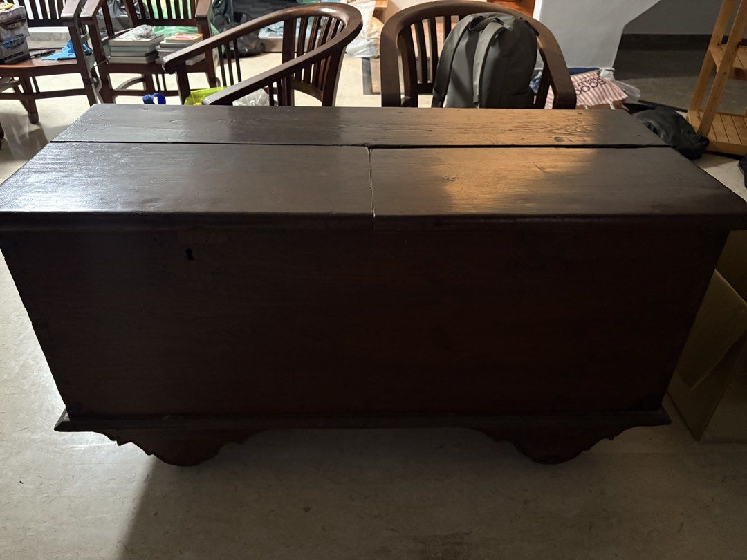 Vintage Teak Rice Chest, Furniture & Home Living, Furniture, Other Home ...