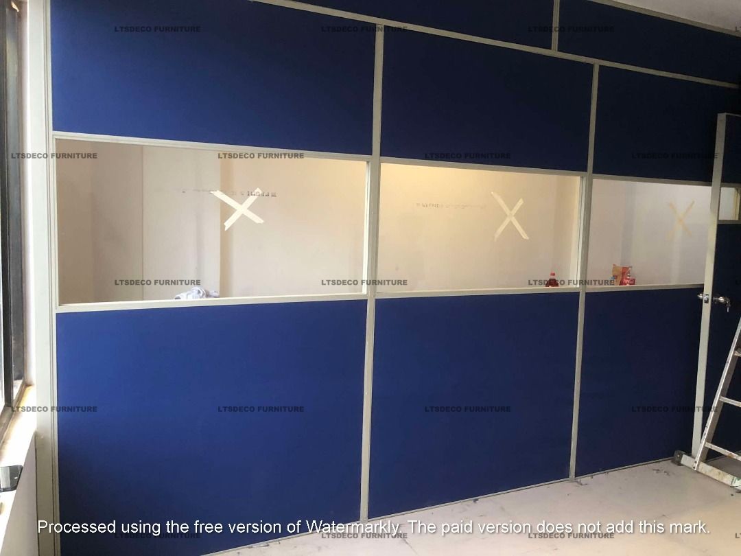 WALL PANEL DIVIDER FLOOR TO CEILING OFFICE PARTITION FURNITUERS ...