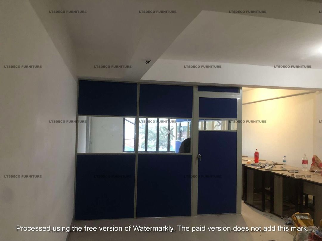 WALL PANEL DIVIDER FLOOR TO CEILING OFFICE PARTITION FURNITUERS ...