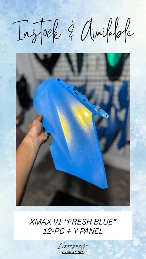 XMAX V1 12-PC + Y Panel Fairing, Motorcycles, Motorcycle Accessories on ...