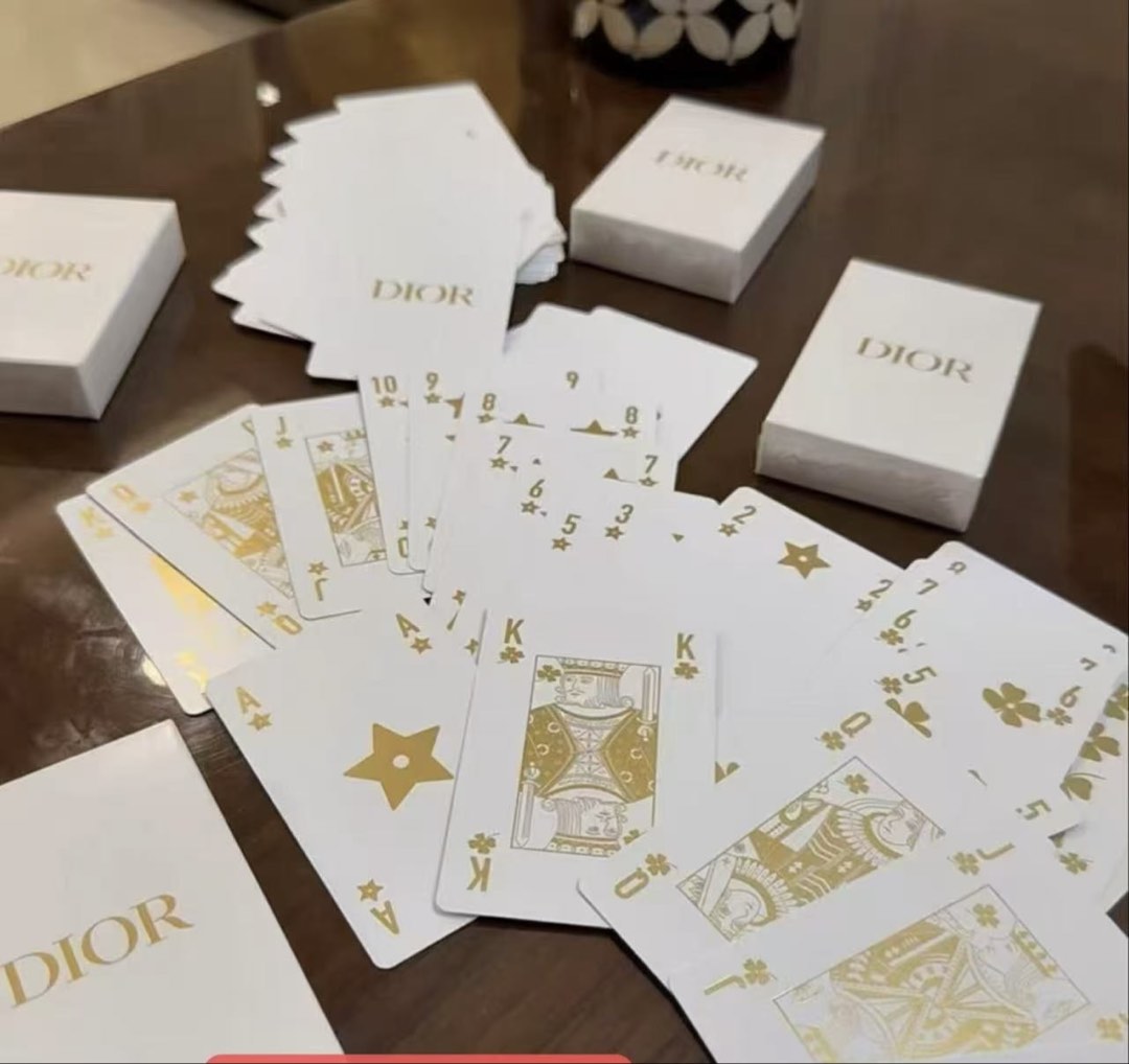 100% authentic Dior poker card, Hobbies & Toys, Stationery & Craft ...