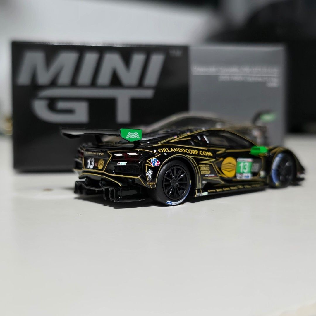 1/64 MINI GT Corvette C8 GT3.R 2025 AWA IMSA Daytona 24 Hours Diecast ...