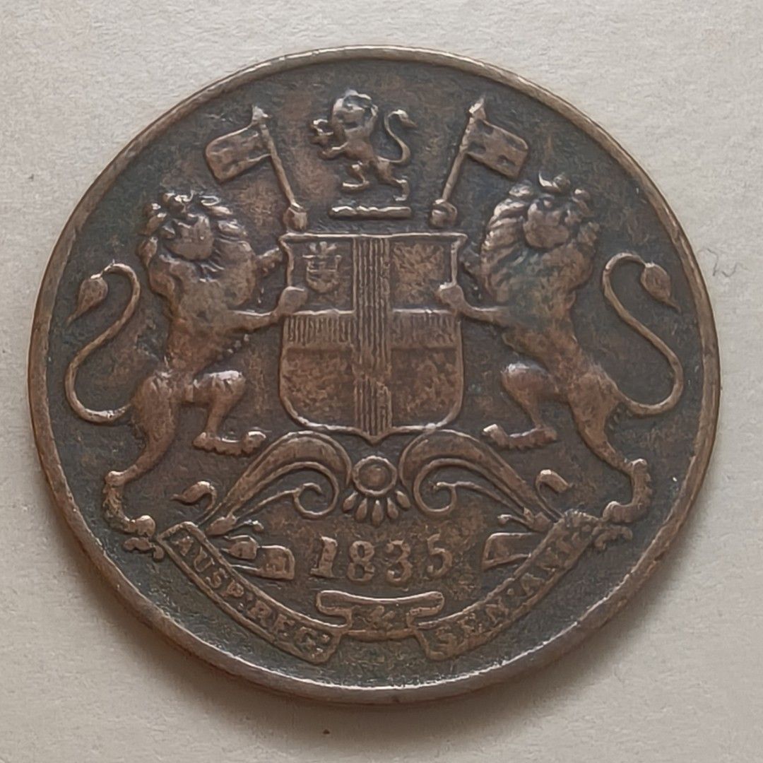 1835 East India 1/4 Anna copper coin., Hobbies & Toys, Memorabilia ...