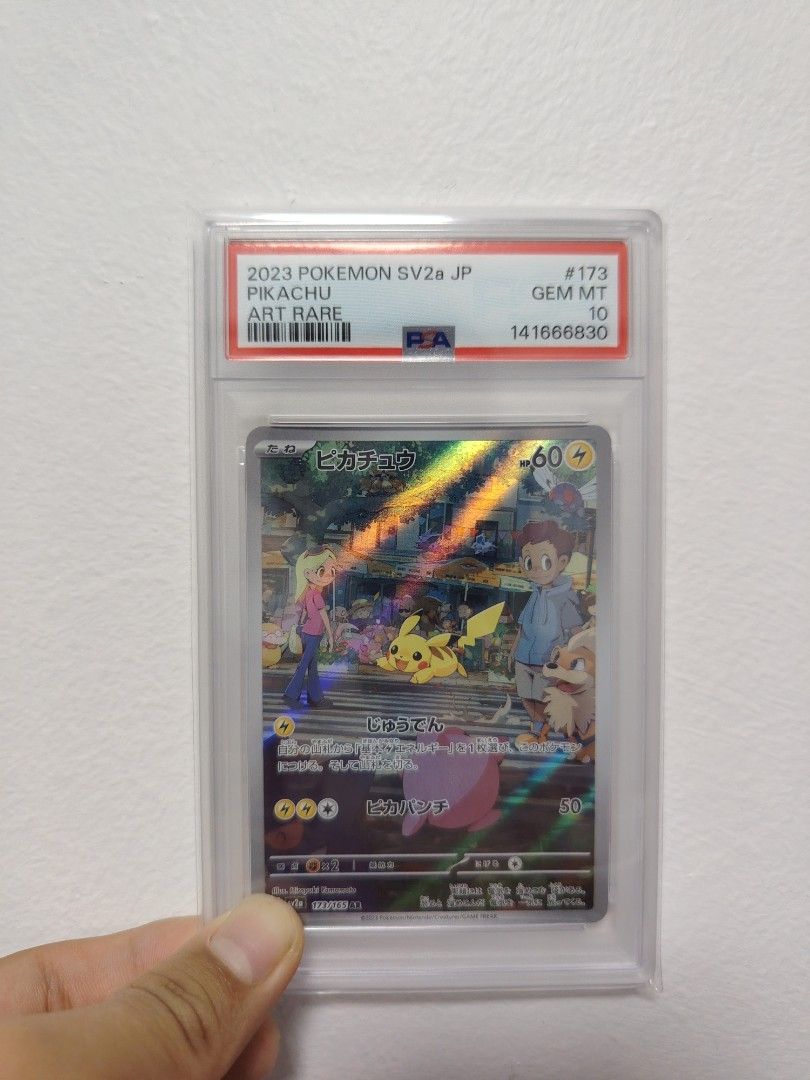 2023 Pokemon SV2a JP Pikachu PSA 10 Gem MT Rare Card, Hobbies & Toys ...