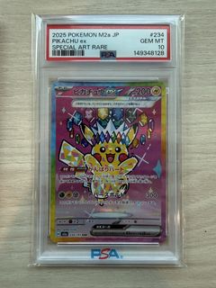 2025 Pokemon M2a JP Pikachu EX Special Art Rare PSA 9, Hobbies & Toys ...
