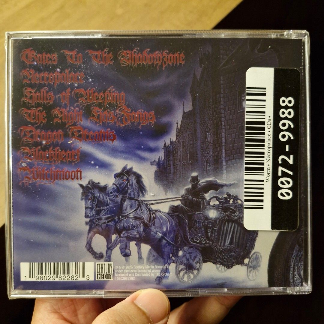 $25 - WORM - NECROPALACE CD, Hobbies & Toys, Music & Media, CDs & DVDs ...
