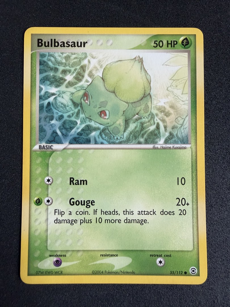 [2] Bulbasaur Fire Red Leaf Green Non-holo Pokemon Card - 55/112 ...