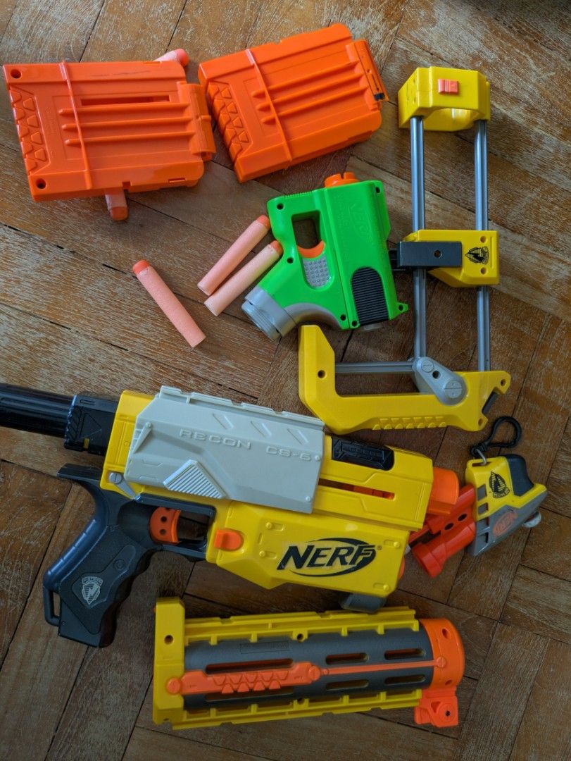 3x Nerf Toy, Hobbies & Toys, Toys & Games on Carousell