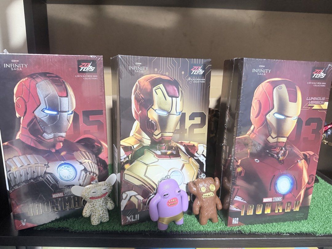 3x ZOL TOYS Infinity Saga Iron Man 1/6 Scale Figures, Hobbies & Toys ...