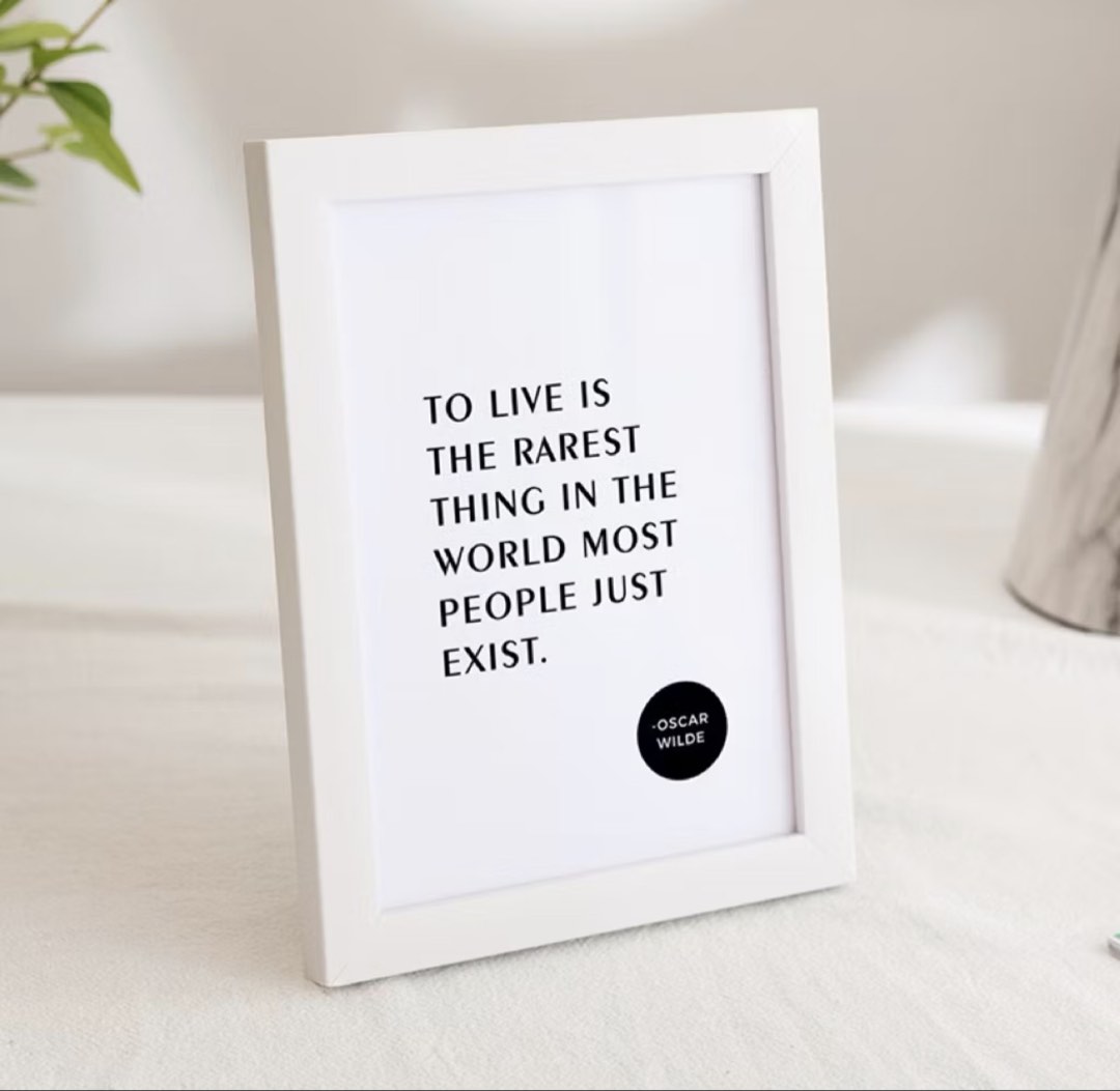 4R White Photo Frame, Furniture & Home Living, Home Decor Accessories ...