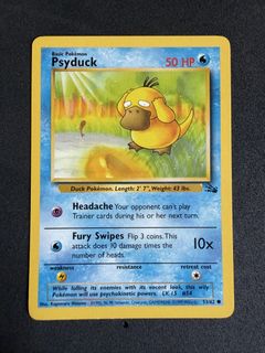 [2] Psyduck Fossil Non-holo Pokemon Card, Hobbies & Toys, Toys & Games ...