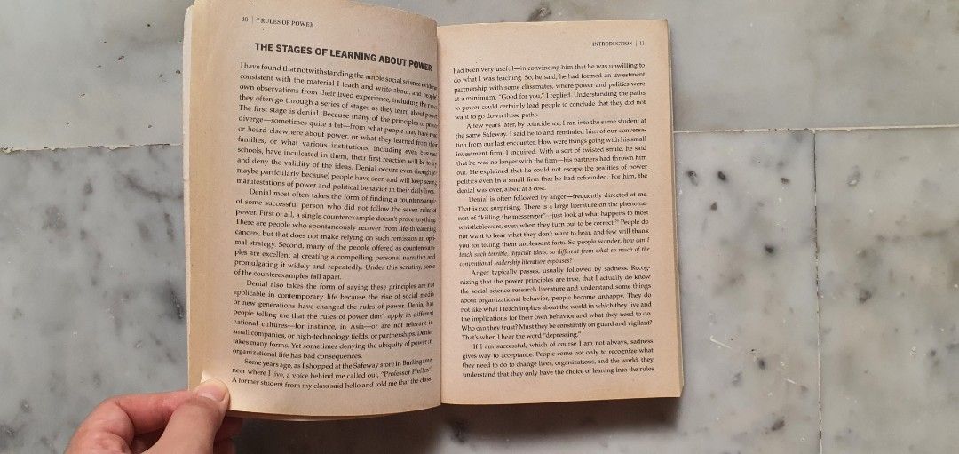 7 Rules of Power by Jeffrey Pfeffer Book, Hobbies & Toys, Books ...
