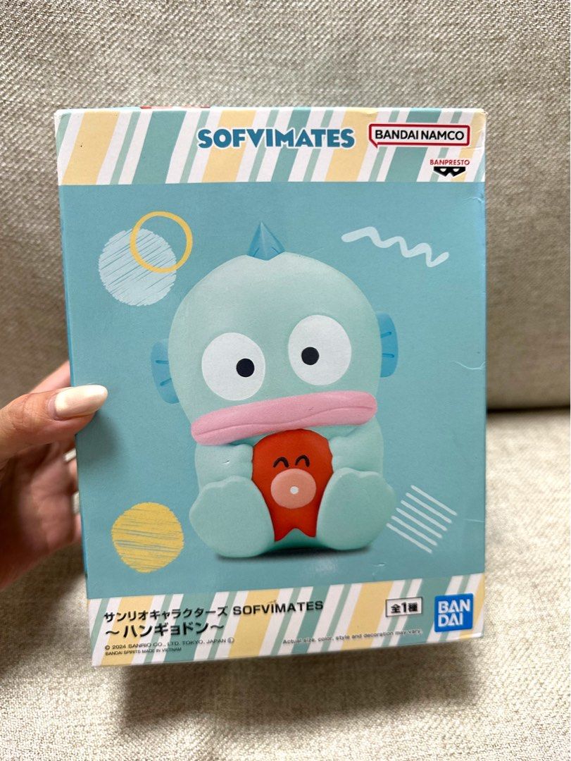 《水怪》軟膠材料 。模型公仔 。擺件｜Sanrio |正版｜丑魚｜, 興趣及遊戲, 玩具 & 遊戲類 - Carousell