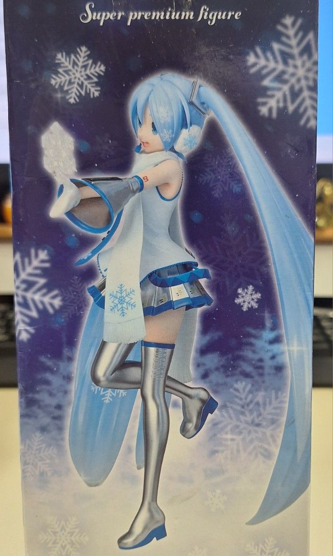 初音未來 》SPM Snow Miku sper premium figure, 興趣及遊戲, 玩具 & 遊戲類 - Carousell