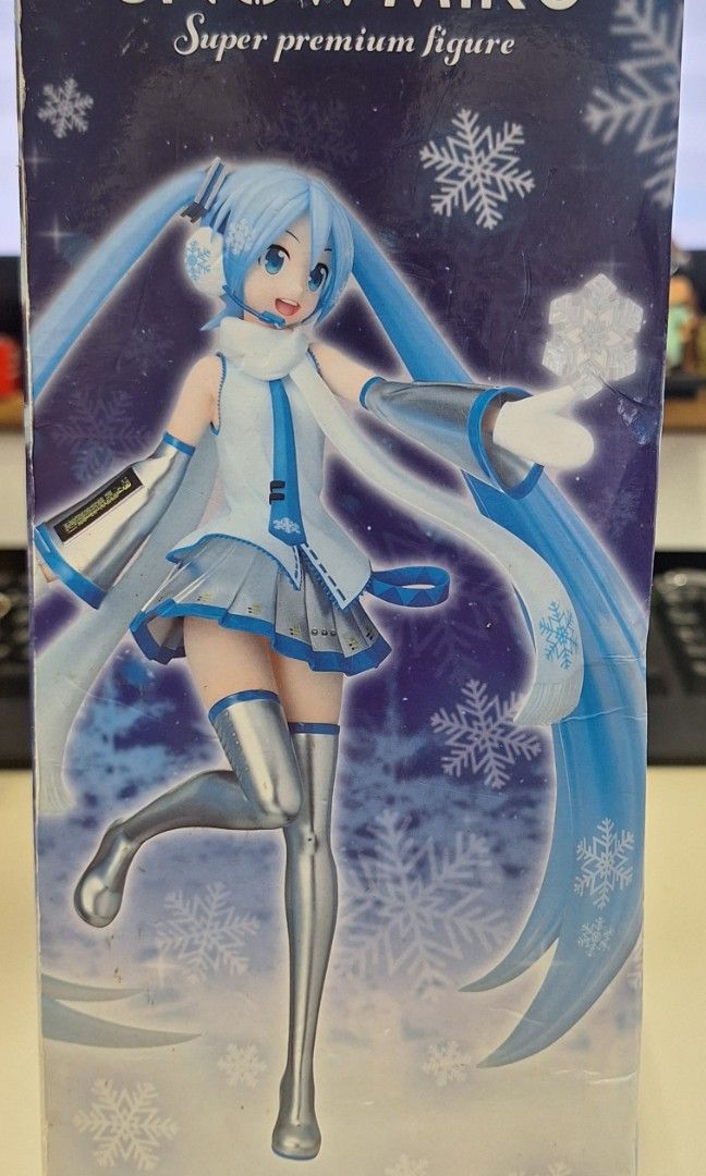 初音未來 》SPM Snow Miku sper premium figure, 興趣及遊戲, 玩具 & 遊戲類 - Carousell