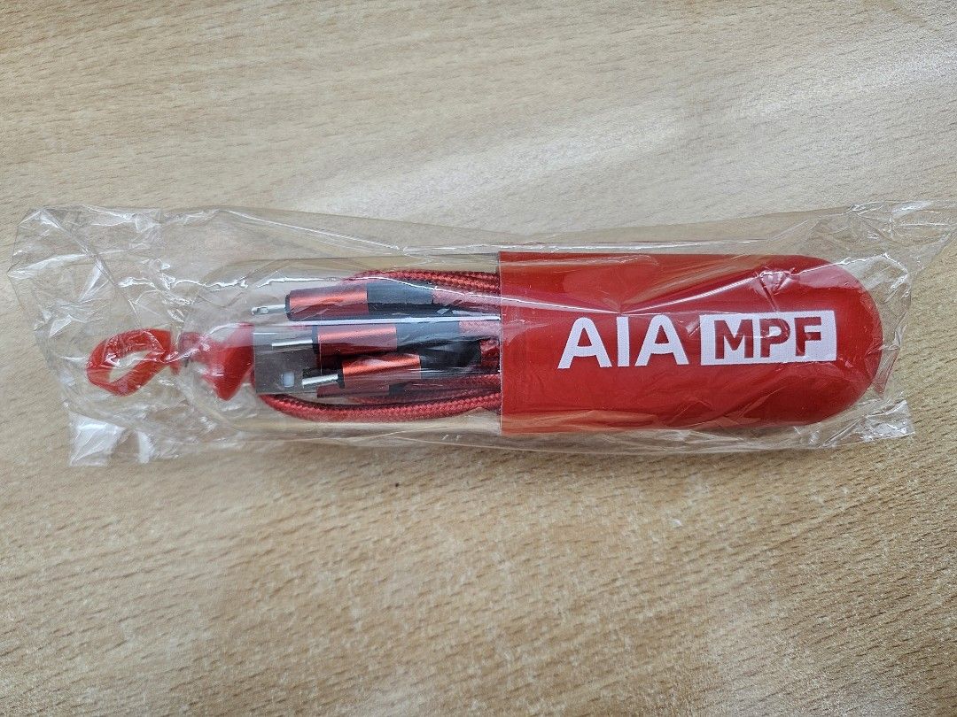 (出讓) AIA MPF 三合一 數據綫 / 充電線 Three In One Flex USB Cable Type-C / Micro ...