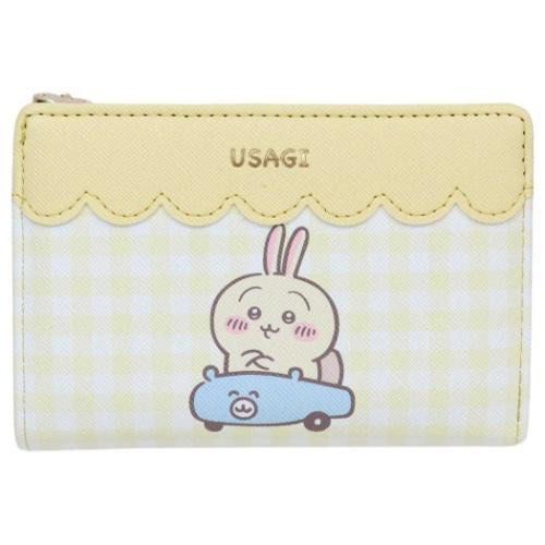 日本直送🇯🇵 Chiikawa 黃色兔兔拉鍊銀包, 女裝, 手袋及銀包, 銀包、卡片套 - Carousell