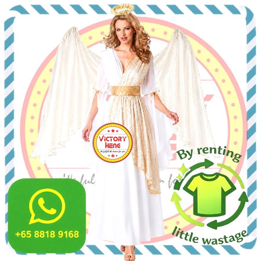 👼 Heavenly Angel Costume, Women's Fashion, Dresses & Sets, Sets or ...
