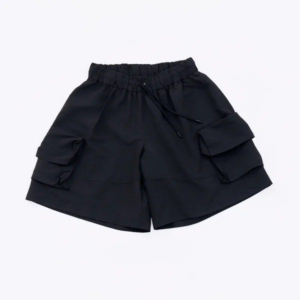 (現貨) KEEP SILENT Baggy Cargo Short Black 黑色工裝短褲 M, 女裝, 褲＆半截裙, 短褲 ...