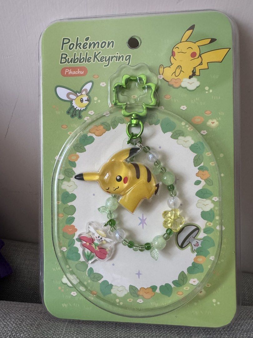 首爾林 Pokemon Secret Forest - 比卡超電話繩 Pikachu, 手提電話, 電話及其他裝置配件, 其他電子周邊配件及 ...