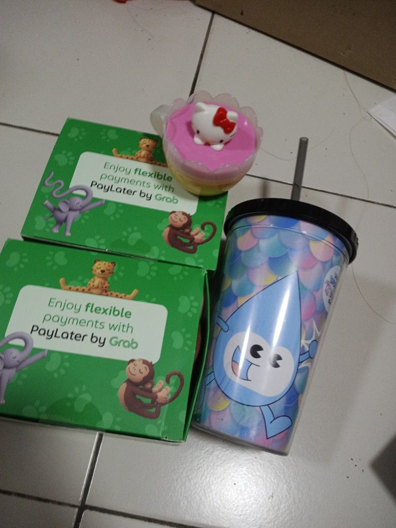 A245- Super Rare 2 Set of Grab Pay Later Monkey Plushie , Limited ...