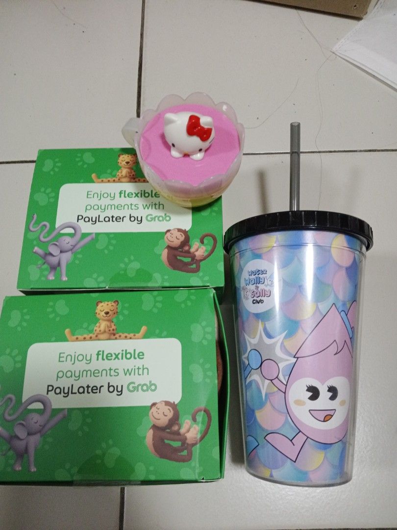 A245- Super Rare 2 Set of Grab Pay Later Monkey Plushie , Limited ...