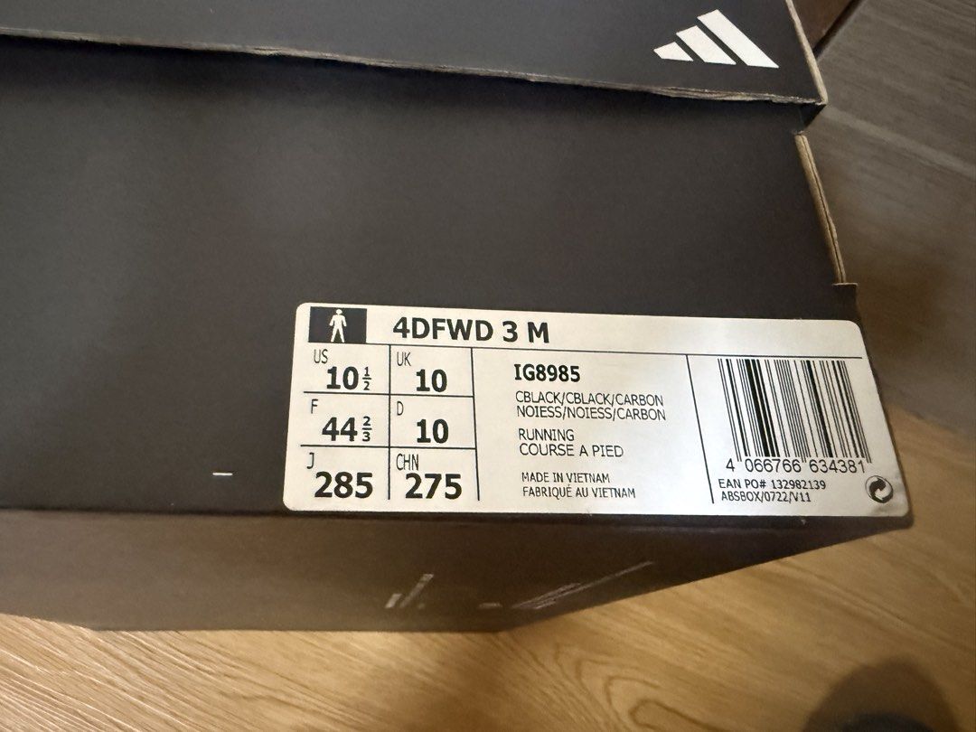 Adidas 4DFWD 3 M Running Shoes, Men's Fashion, Footwear, Sneakers on ...