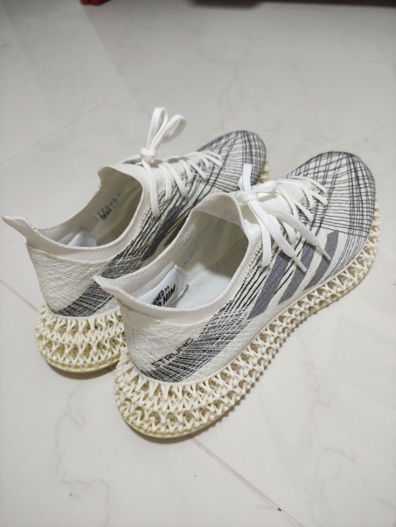 Adidas 4DFWD x Strung White, Men's Fashion, Footwear, Sneakers on Carousell