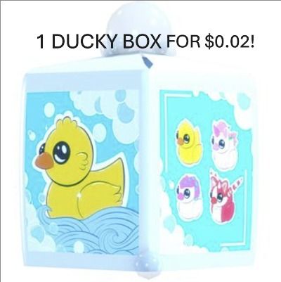 ADOPT ME RUBBER DUCKY BOX(CHEAP $0.02/BOX), Video Gaming, Gaming ...