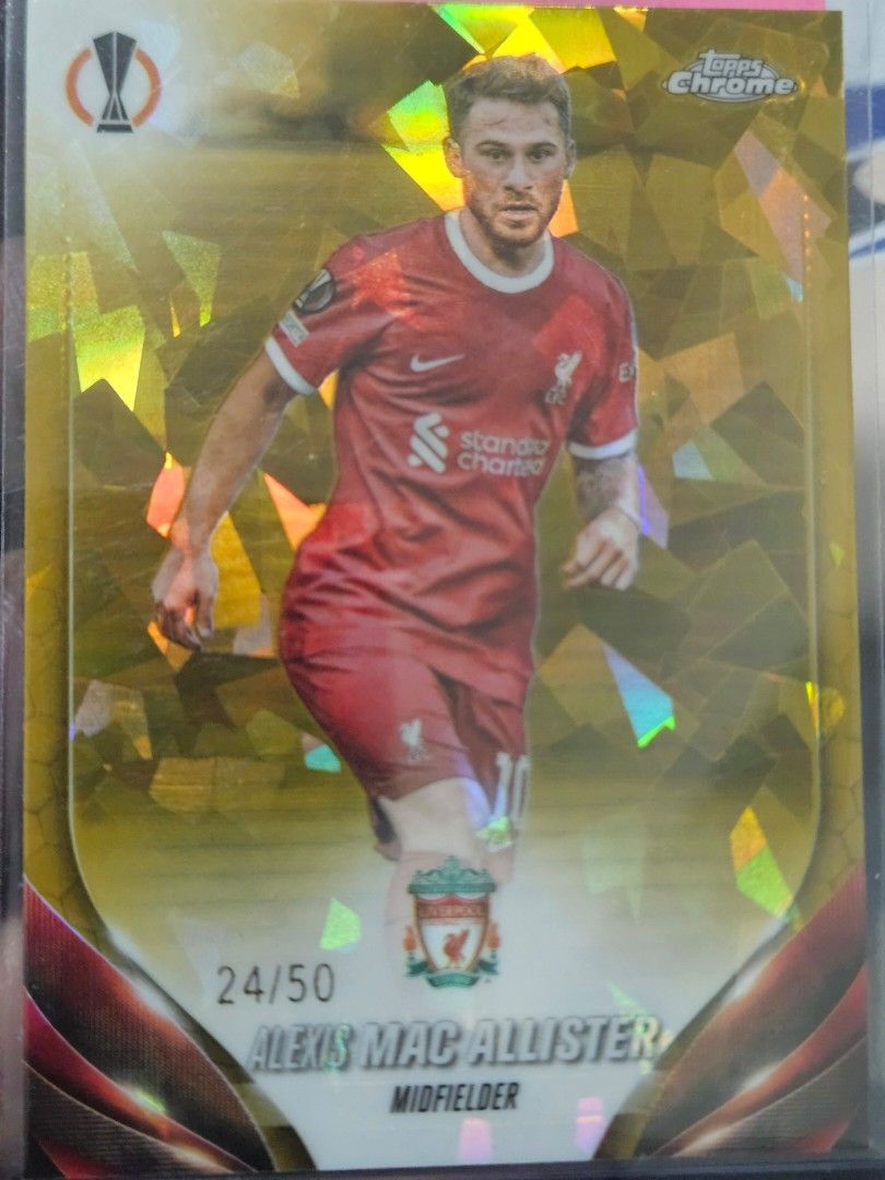 Alexis Mac Allister Topps Chrome Liverpool /50, Hobbies & Toys ...