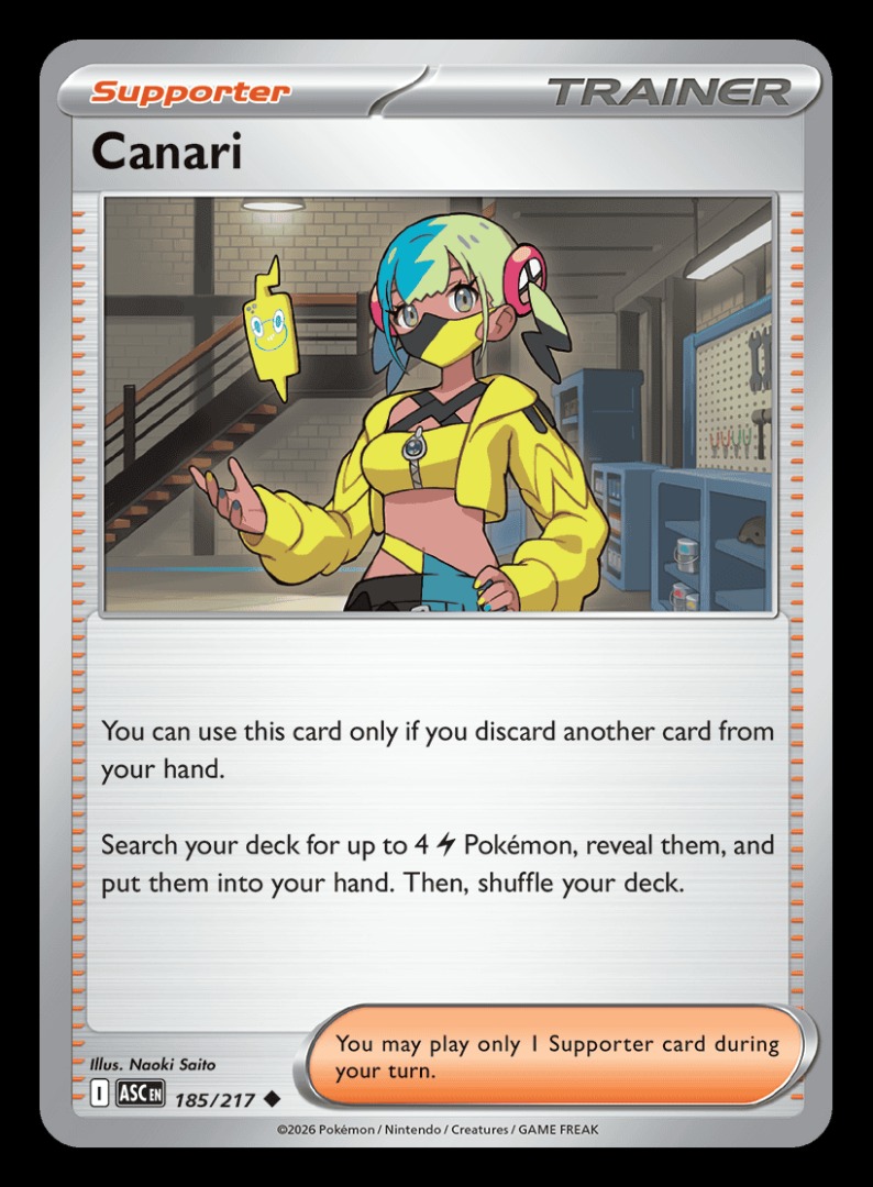 Ascended Heroes - Canari (Pokemon), Hobbies & Toys, Toys & Games on ...