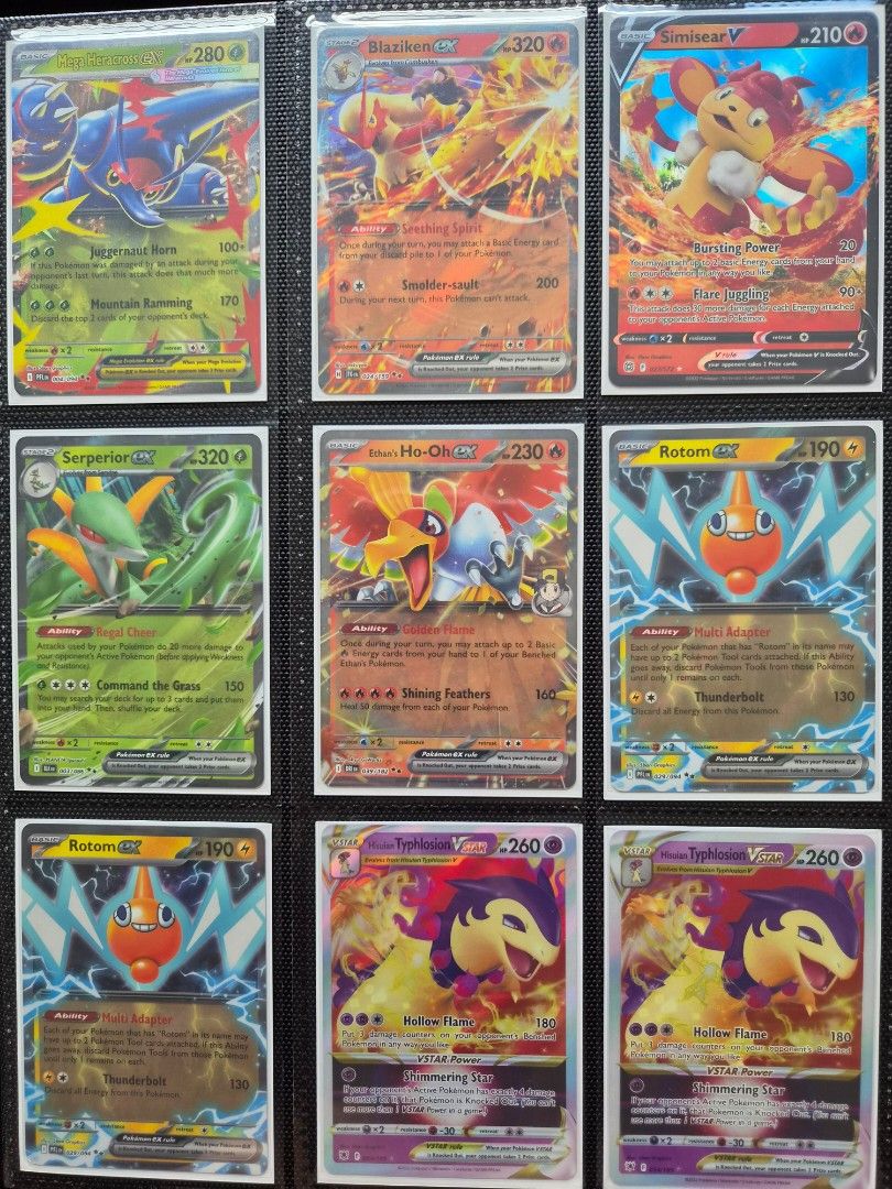 Assorted Pokemon Cards - EX/GX/V Cards, Hobbies & Toys, Toys & Games on ...