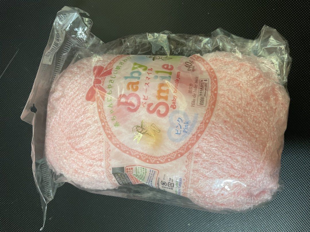 Baby Smile Pink Yarn - 40g, Hobbies & Toys, Stationery & Craft, Craft ...