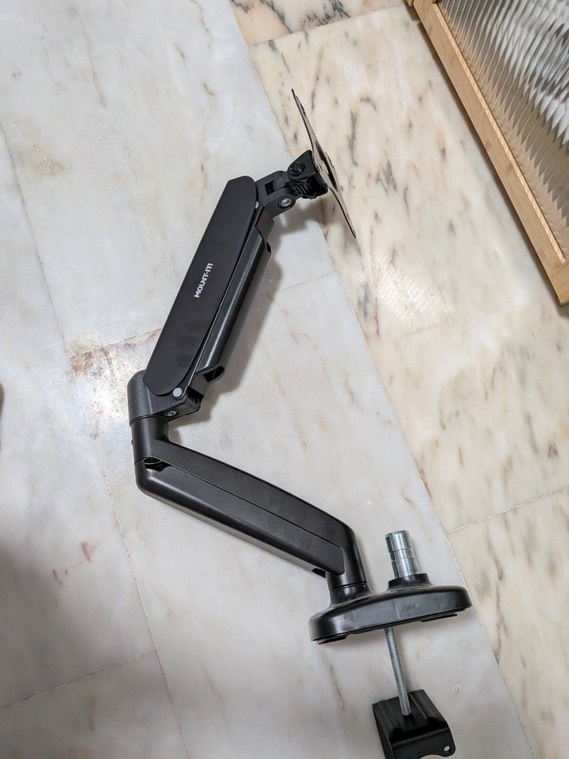 Black Gas Spring Monitor Arm Mount, Computers & Tech, Parts ...