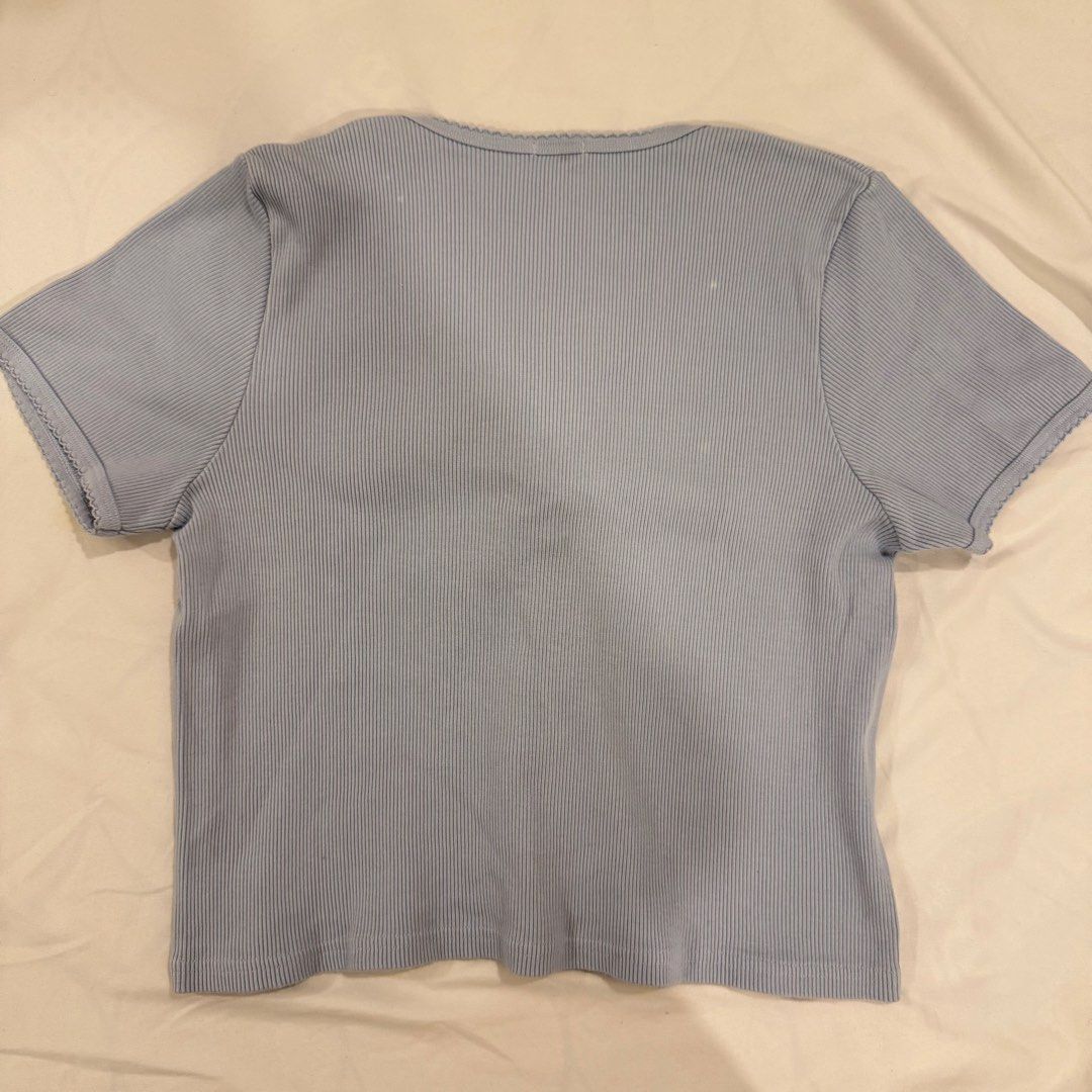 Brandy Melville Baby Blue Top, Women's Fashion, Tops, Others Tops on ...