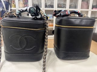 CHANEL CC FILIGREE VANITY CASE BAG, Luxury, Bags & Wallets on Carousell