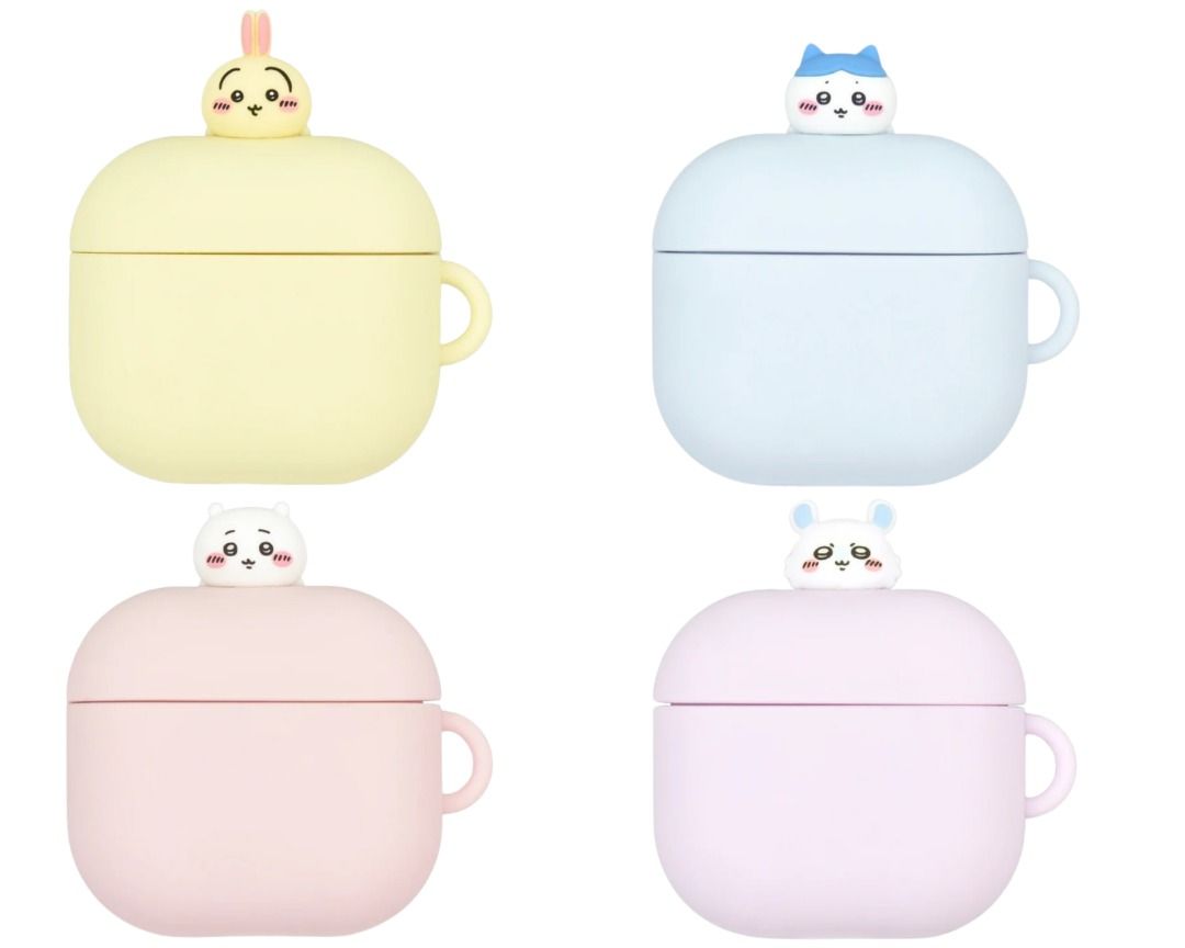 Chiikawa Usagi AirPods Pro 保護殼 第2/3/4代, 手提電話, 電話及其他裝置配件, 手機套及手機殻 ...