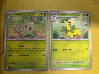 $1 Chikorita, Bayleef, Meganium Pokemon Cards, Hobbies & Toys, Toys ...