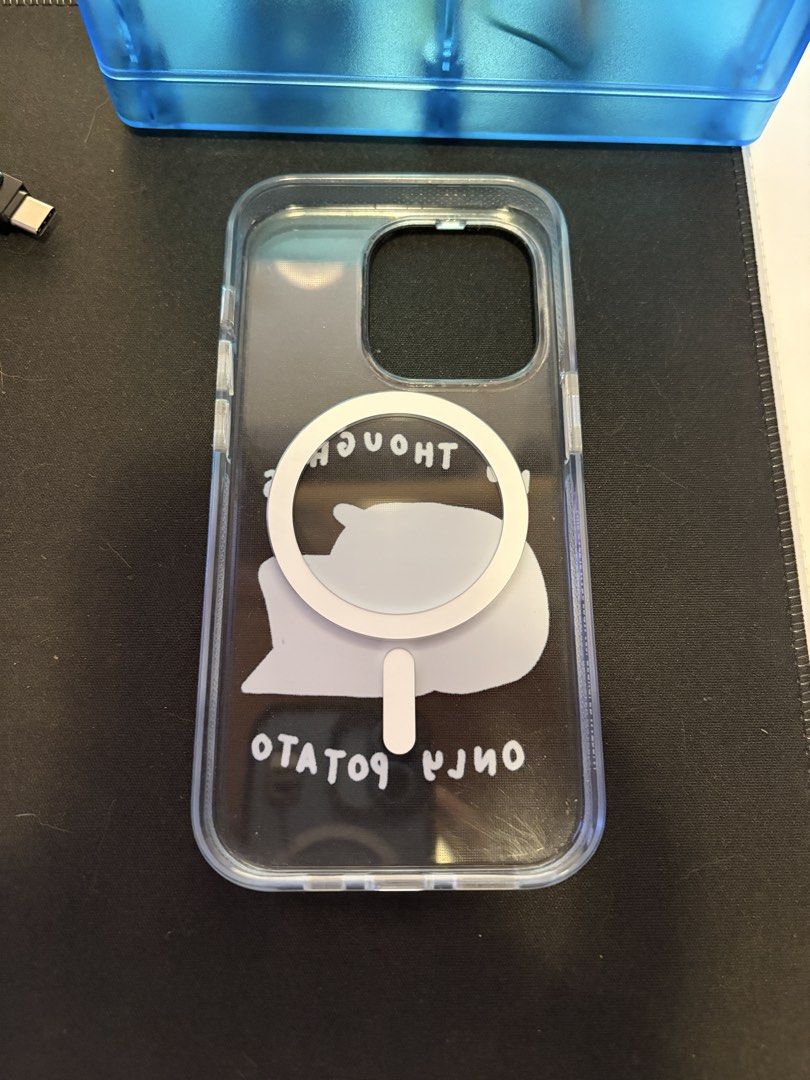 iPhone 14 Pro Casetify 透明薯仔印花殻, 手提電話, 電話及其他裝置配件, 手機套及手機殻 - Carousell