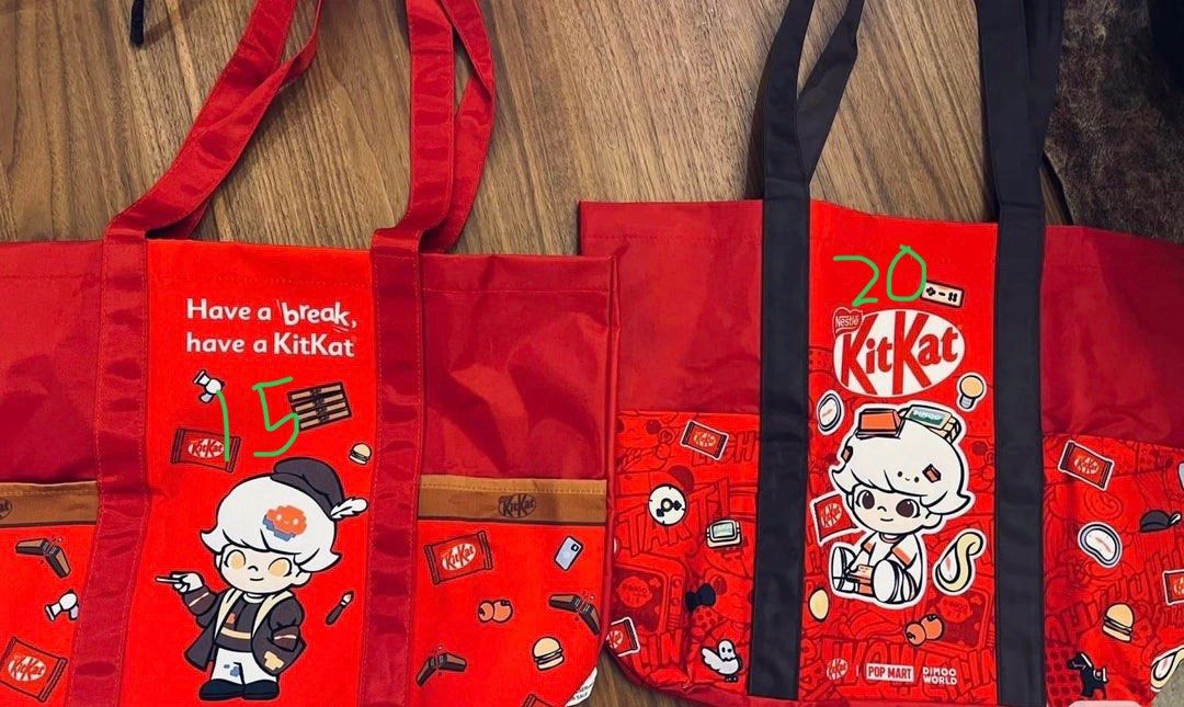 KitKat x Pop Mart Dimoo Tote Bag Limited Edition, Hobbies & Toys, Toys ...