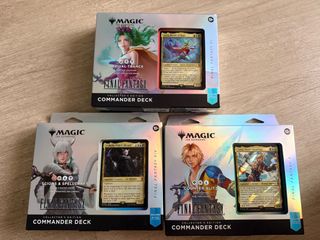 WTB OPENED Magic The Gathering Final Fantasy VII Commander Deck ...