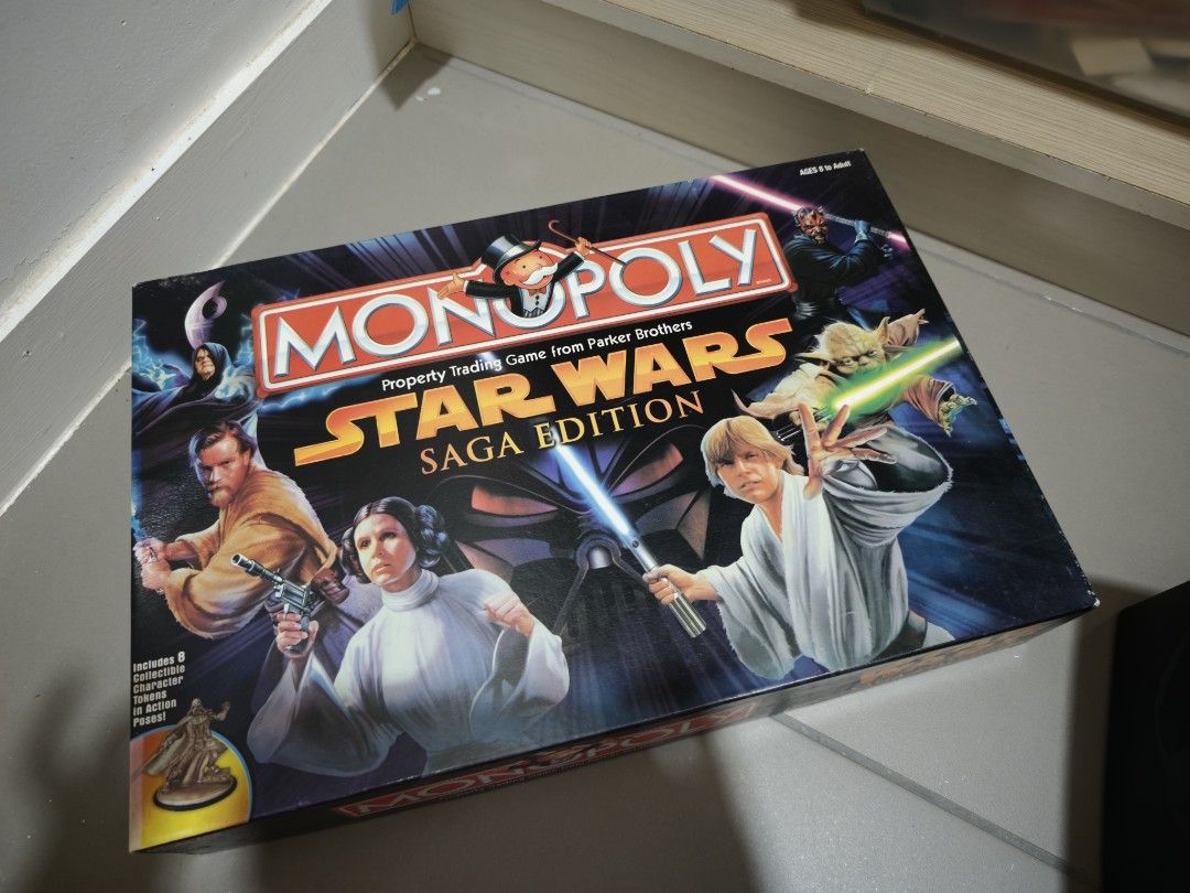 Monopoly Star Wars Saga Edition Board Game, Hobbies & Toys, Toys ...