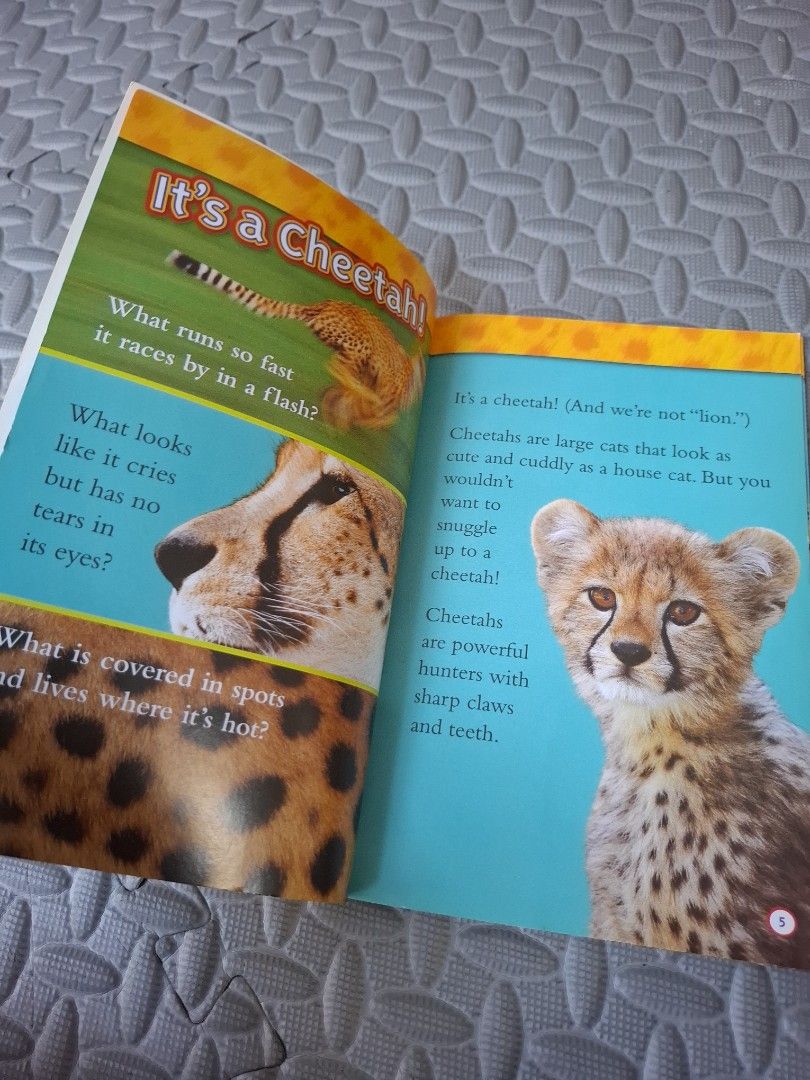 National Geographic Kids Cheetahs Book - Level 2 Super Reader, Hobbies ...