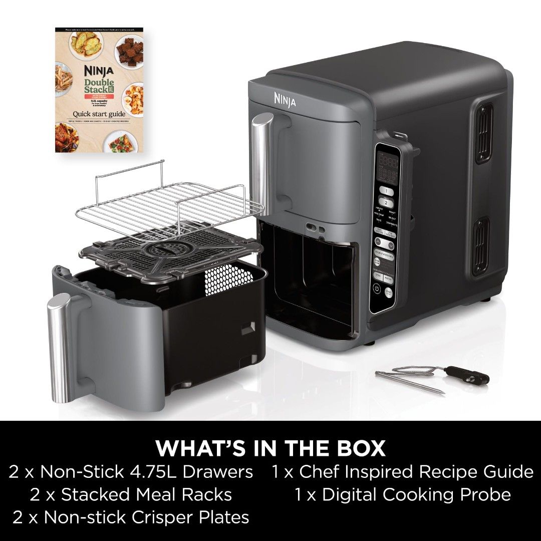Ninja Double Stack XL Air Fryer - SL451, TV & Home Appliances, Kitchen ...
