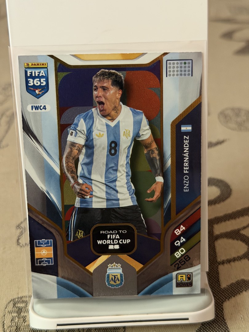 Panini Adrenalyn XL Fifa 365 - 2026 Soccer Card FWC4 Enzo Fernandez ...