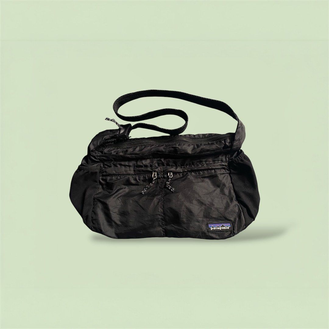 Patagonia Lightweight Travel Crossbody Bag Black Nylon, Men's Fashion ...