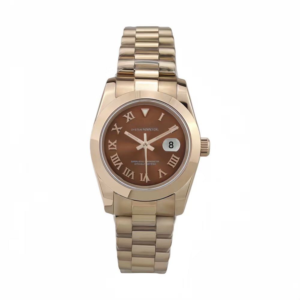 Roman dial custom datejust seikomod watches, Women's Fashion, Watches ...