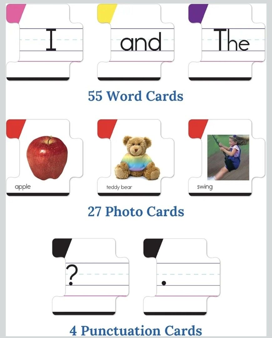 Sentence Building Early Literacy Learning Game K-2 ELL, Hobbies & Toys ...