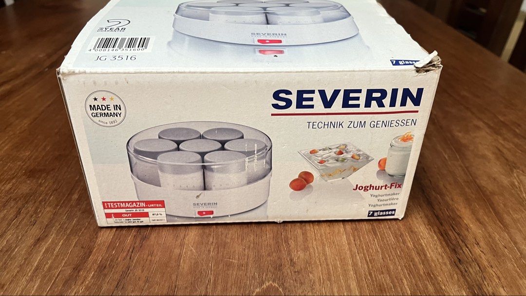 Severin Yogurt Maker Joghurt-Fix with 7 Glasses, TV & Home Appliances ...